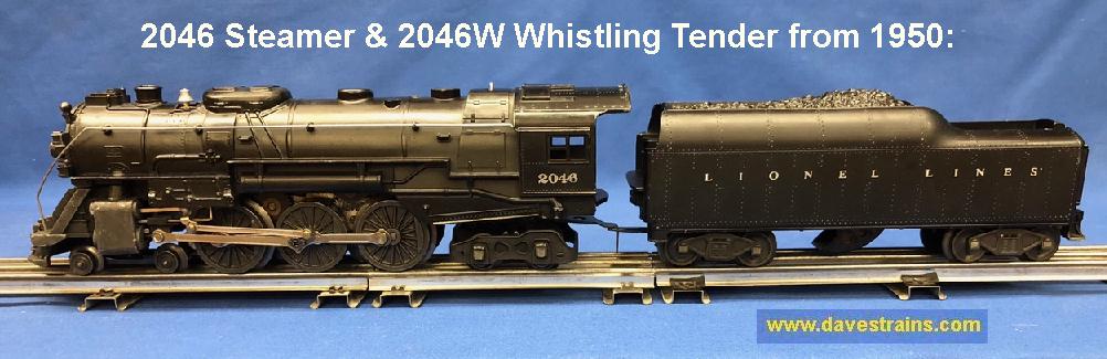 Dave's Trains, Inc.: Postwar Lionel Steam Engines & Tenders