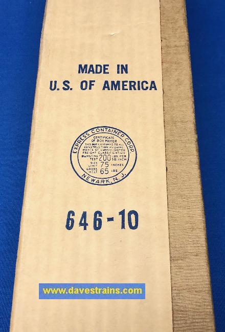 Dave's Trains, Inc.: Postwar Lionel Steam Engines & Tenders