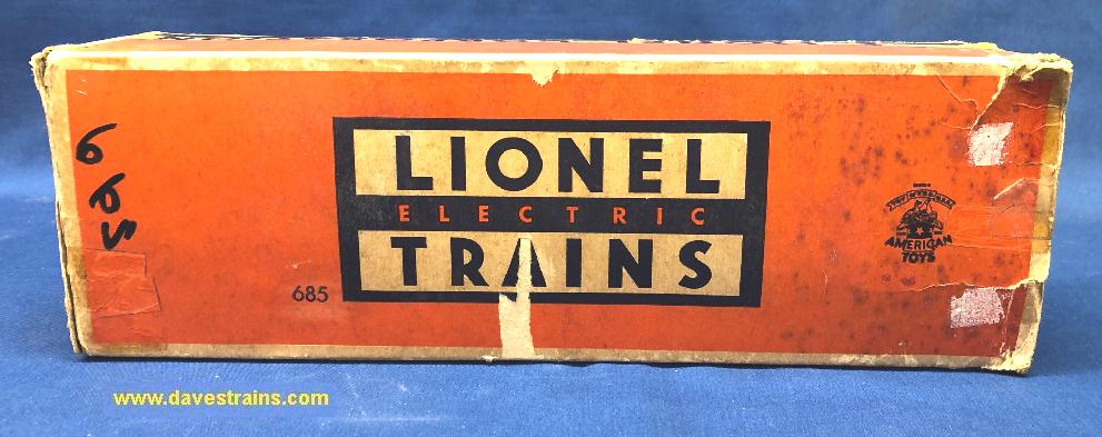 Dave's Trains, Inc.: Postwar Lionel Steam Engines & Tenders