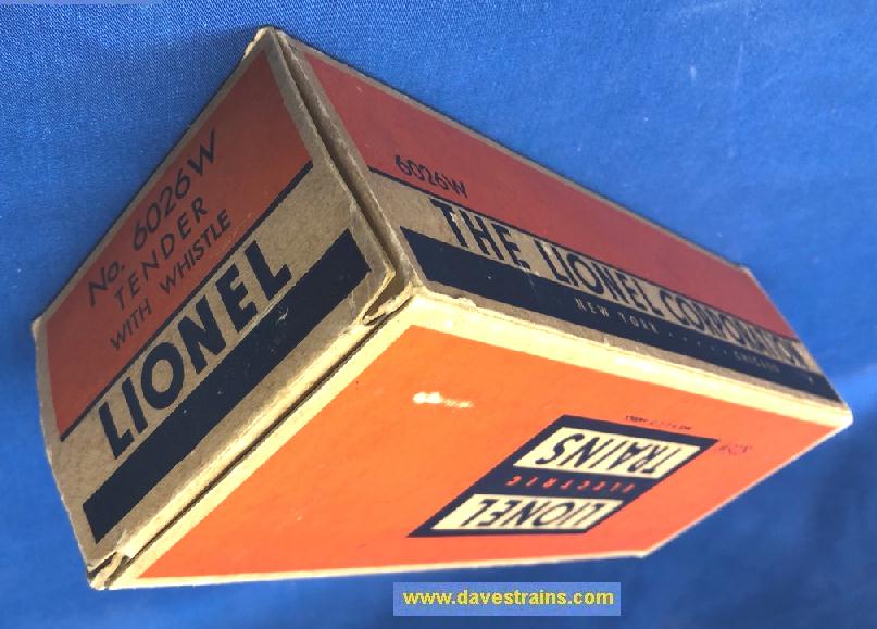 Dave's Trains, Inc.: Postwar Lionel Steam Engines & Tenders